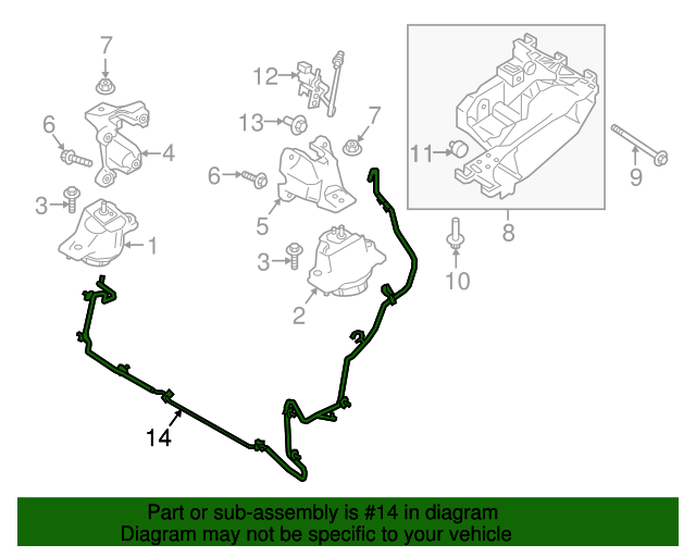 Genuine OEM Vacuum Hose Part# LR090471 Fits 2018-2019 Land Rover Range ...