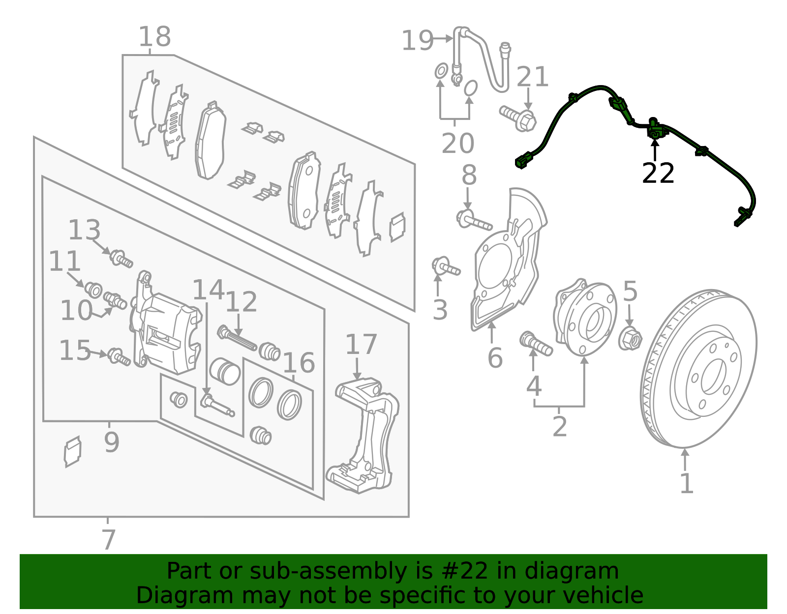 2013-2021 Mazda ABS Sensor K011-43-70XA | Mazda-Parts