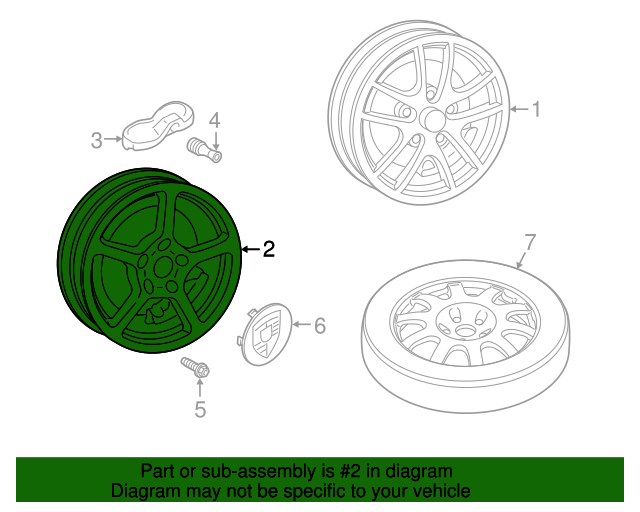 2017-2023 Porsche Wheel 982-601-025-AL-8Z8 | Porsche Marin