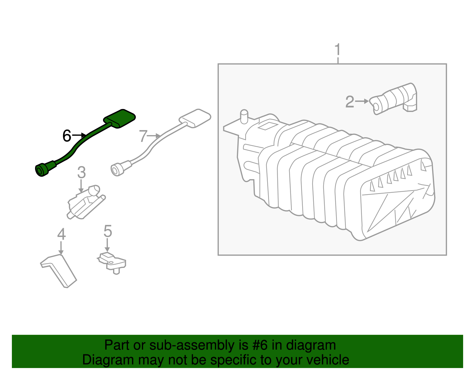 2010-2011 GM Heated Oxygen Sensor 12616201 GM | GMPartsDirect.com
