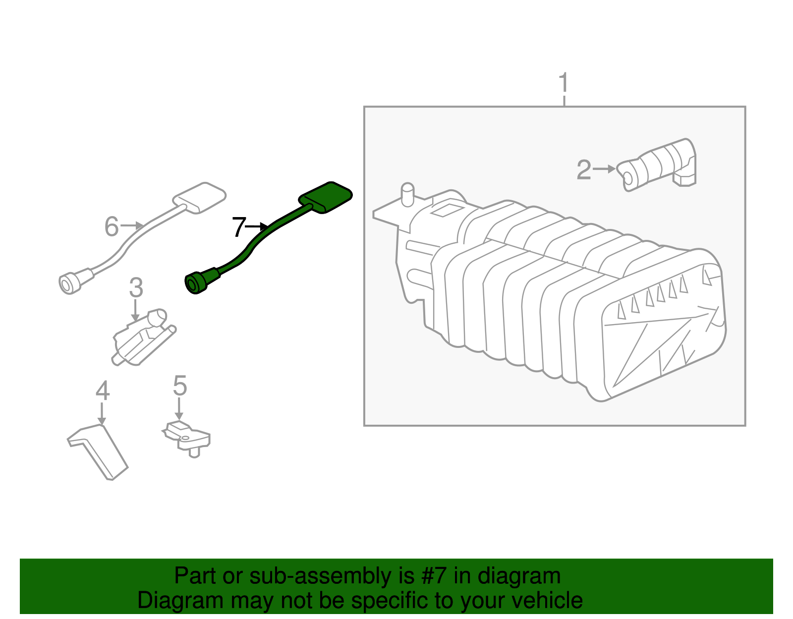 2010-2011 GM Heated Oxygen Sensor 12616202 GM | GMPartsDirect.com