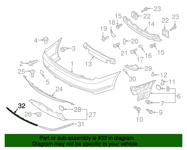 2017-2019 Genesis G90 Center Molding 86678-D2000 | OEM Parts Online