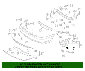 2017-2025 Hyundai Side Bracket Retainer 86625-2B001 | OEM Parts Online