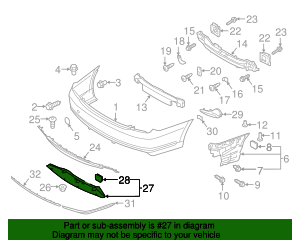 86690-D2000 - Valance Panel 2017-2019 Genesis G90 | AutoNationParts.com