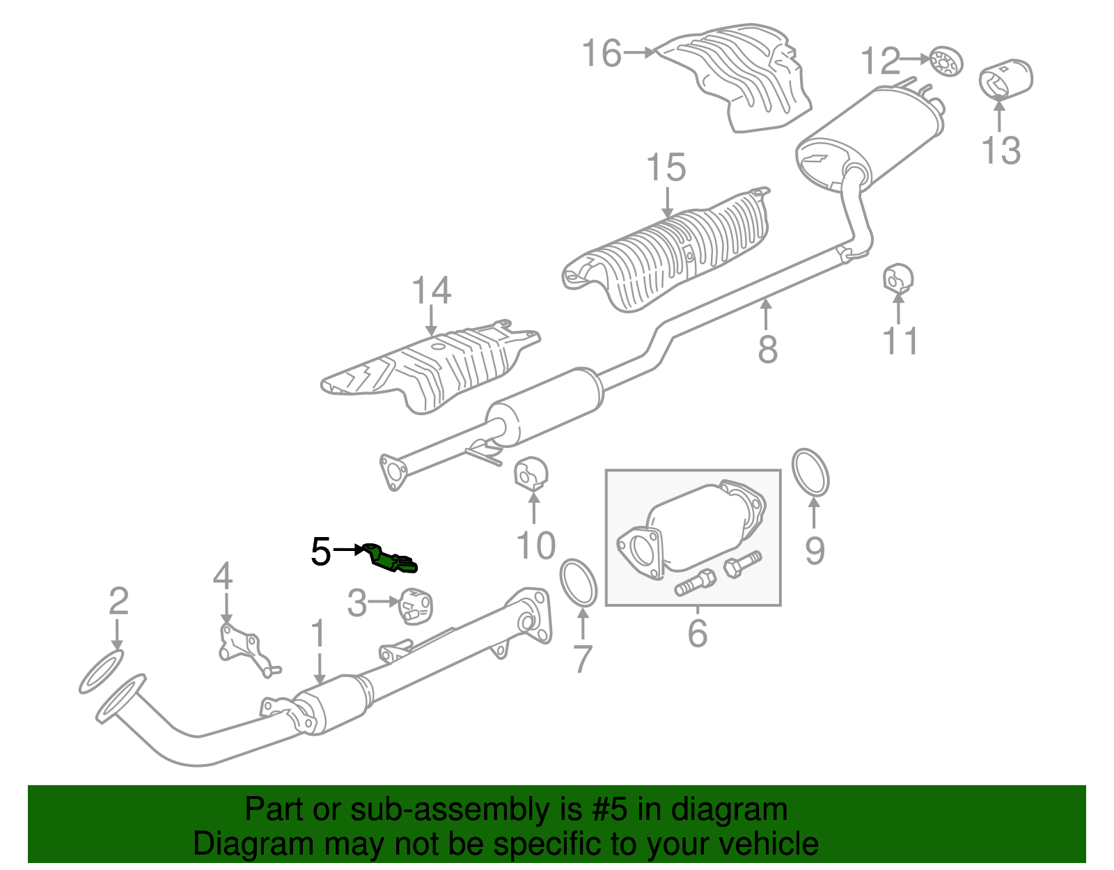 18282-T2A-A00 - 2013-2017 Honda Accord - Bracket Ex Mounting | Genuine ...