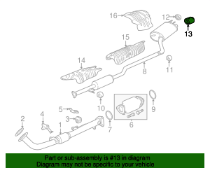 18310-T2F-A02 - Finish Pipe 2013-2015 Honda Accord | Honda Parts Online