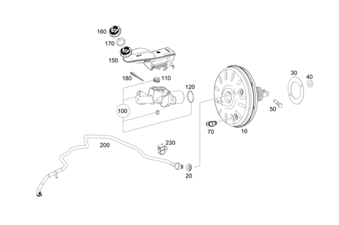Brake Booster for 2017 Mercedes-Benz GLA250 | Mercedes-Benz USA Parts