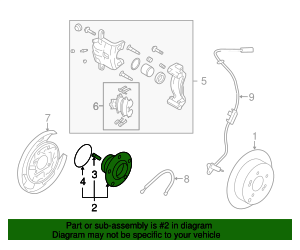 2005-2009 Hyundai Tucson Hub Assembly 52710-2E100 | OEM Parts Online