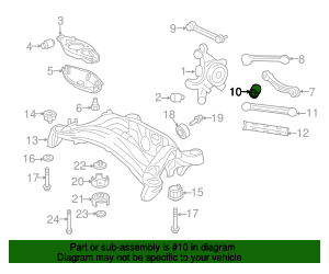1994-2020 Mercedes-Benz Bushing 124-352-43-65 | AutoNationParts.com