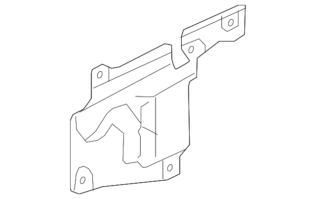 2013-2018 Mazda Splash Shield KD53-56-341A | Mazda-Parts