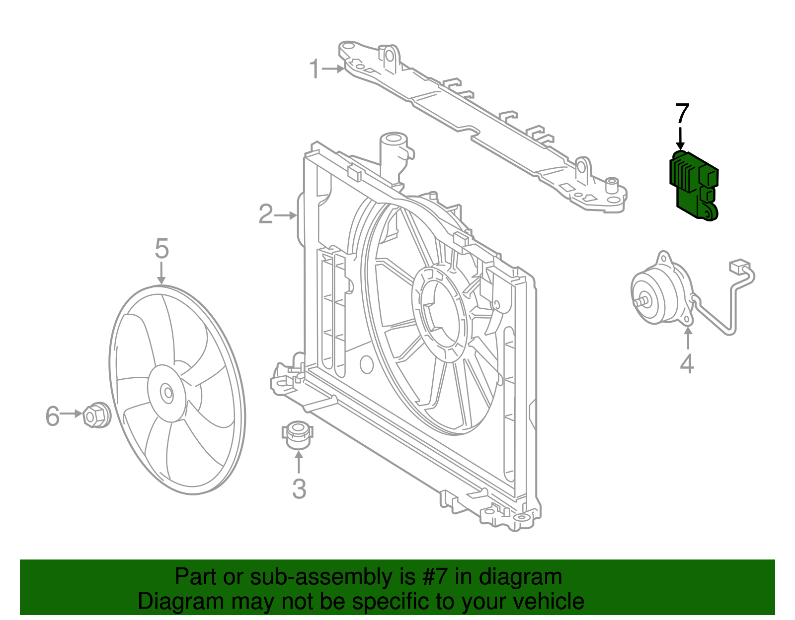 2009-2022 Toyota OEM GENUINE TOYOTA COOLING FAN Control Module 89257 ...