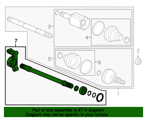 2017-2022 GM Front Wheel Drive Intermediate Shaft 84304681 GM ...