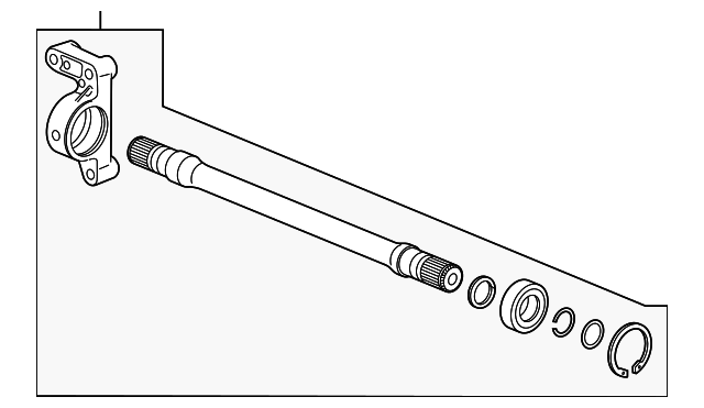 2017-2022 GM Front Wheel Drive Intermediate Shaft 84304681 GM ...