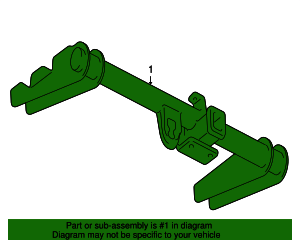 2002-2007 GM Trailer Hitch Platform 15106791 GM | GMPartsDirect.com