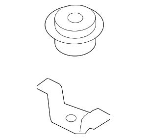 25333-C1100 - Radiator Assembly Upper Bracket - 2015-2019 Hyundai ...