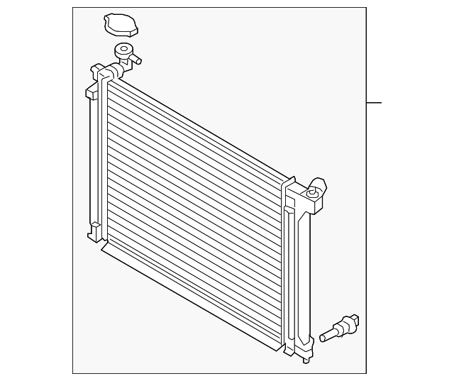 2015-2019 Hyundai Sonata Radiator Assembly 25310-C2100 | OEM Parts Online