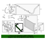 2015-2022 Hyundai Water Inlet Pipe 25460-2G250 | OEM Parts Online