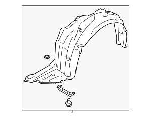 2020-2025 Subaru Legacy Fender Liner 59110AN00A | OEM Parts Online
