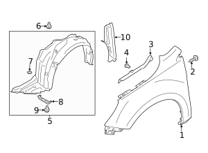 2000-2024 Subaru Clip 909140007 | Subaru Online Parts