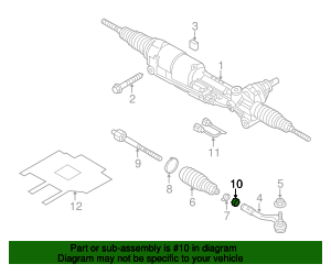 N-011-164-17 - Adjust Nut 2004-2023 Audi | Audi OEM Parts