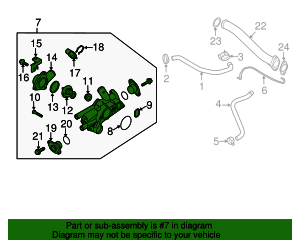 25600-2G000 - Thermostat Unit 2010 Kia | Kia.Parts Store