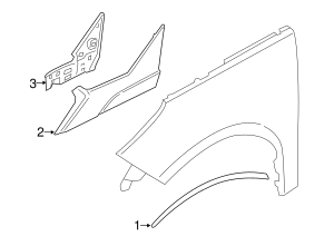 51137453547 - 2014-2021 BMW Upper Molding (51-13-7-453-547) | BMW of ...