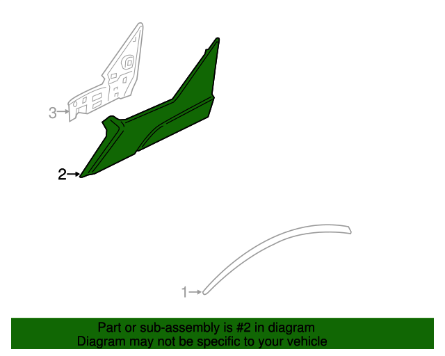 Genuine BMW 51-13-7-453-547 | Upper Molding | FREE Shipping on Most ...