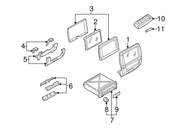 65509166784 - 2007-2014 BMW Monitor (65-50-9-166-784) | BMW of South ...