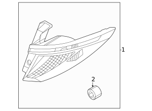 2022-2024 Hyundai Tucson Tail Lamp Assembly 92402-N9150 | QuirkParts