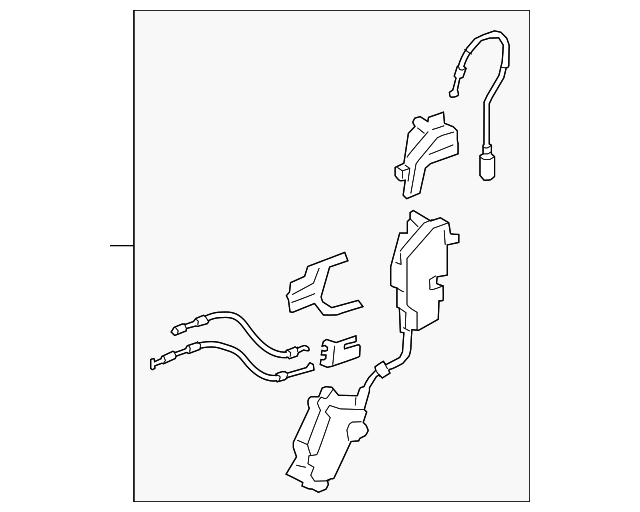 81310-J6000 - Latch Assembly 2019-2020 Kia K900 | Kia.Parts Store