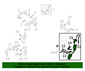 81310-J6000 - Latch Assembly 2019-2020 Kia K900 | Kia.Parts Store