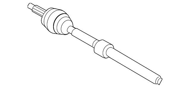 49591-2K200 - Shaft & Joint Assembly 2010-2011 Kia Soul | Kia.Parts Store