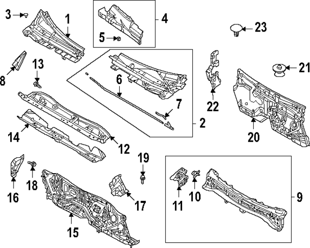 2022-2023 Mazda MX-30 EV Insulator DFR5-68-636A | TascaParts.com