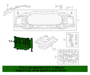 2013-2020 Ram Active Shutter Linkage 68302660ab | TascaParts.com