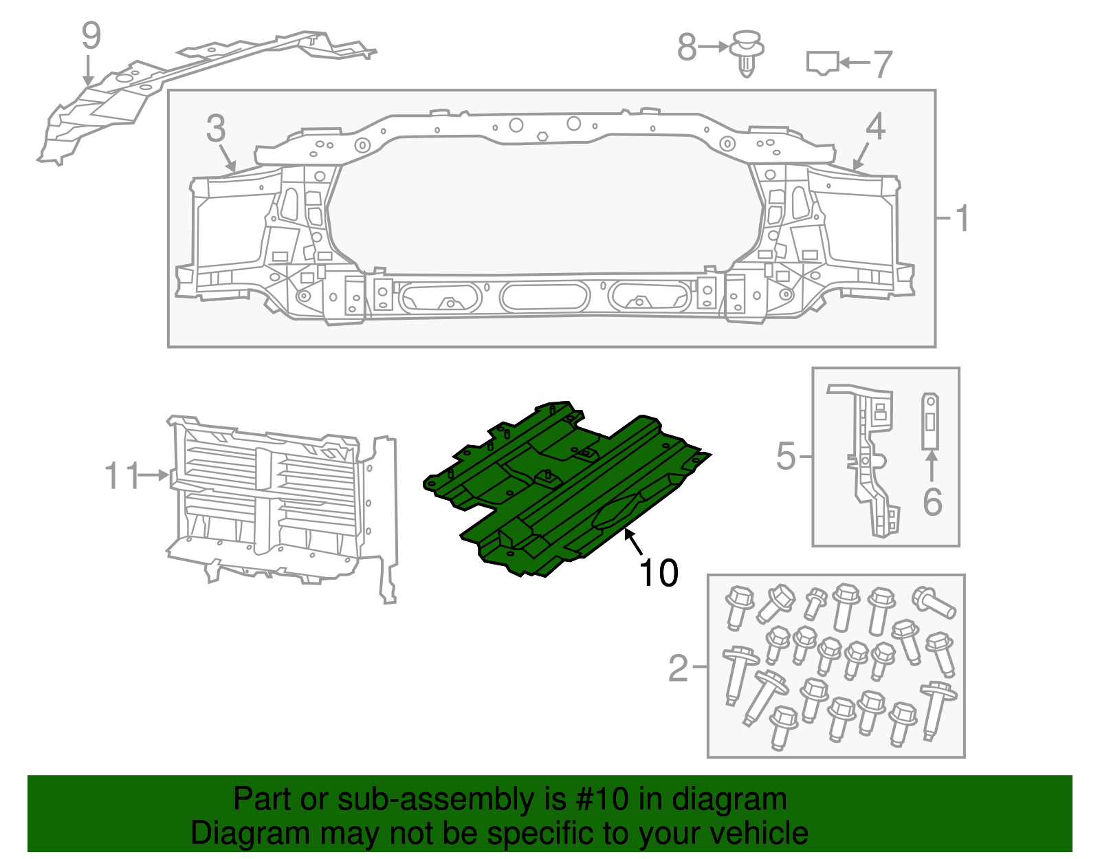 2013-2024 Ram Seal 68258927AA | Mopar Parts Canada