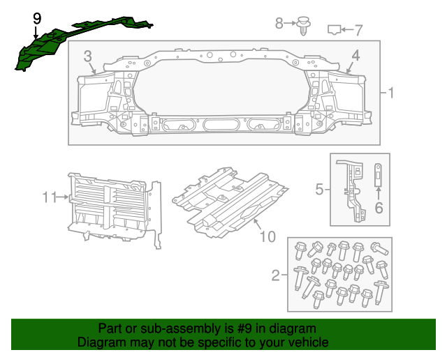 2014-2019 Ram Seal 52014969AE | TascaParts.com