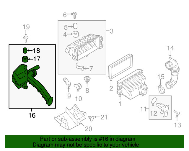 1505A919 - Resonator - 2014-2022 Mitsubishi | Lasco Auto Parts