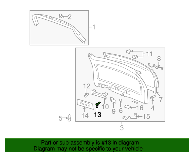 2000-2024 GM M4.2x1.41x30 Multi-Purpose Bolt 11610068 GM ...
