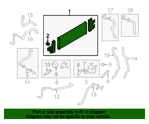 Radiator Assembly-Sub 21457-1MG0B | Infiniti of Orland Park