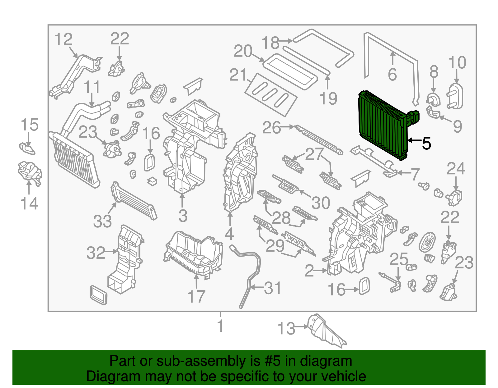 97139-D5000 - Evaporator Core 2016-2020 Kia | Kia.Parts Store