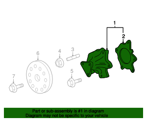 2012-2013 Toyota Yaris Engine Water Pump 16100-29158 | OEM Parts Online