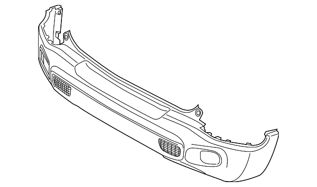 2017-2019 Jeep Renegade Bumper Cover 6AE88LXHAA | TascaParts.com