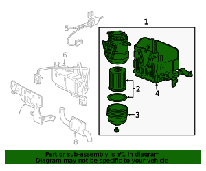 2017-2022 GM Fuel/Water Separator Filter 84428489 GM | GMPartsDirect.com