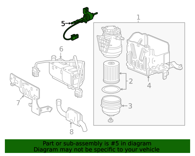 2017-2020 GM Heater 23413606 | GMPartsDirect.com
