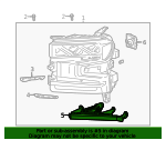 2019-2021 Chevrolet Headlamp Bracket - Passenger Side (RH) 84454857 ...