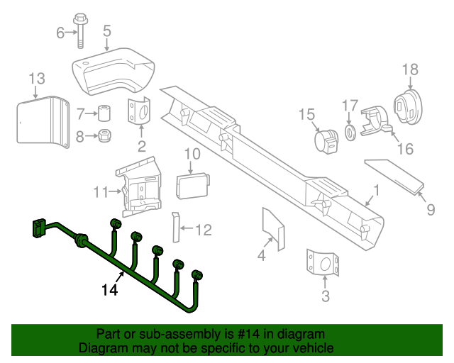 2016-2018 Mercedes-Benz Harness 463-540-41-01 | MB OEM Parts