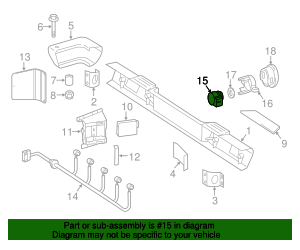 463-540-22-17 - Parking Aid Sensor 2007-2012 Mercedes-Benz ...