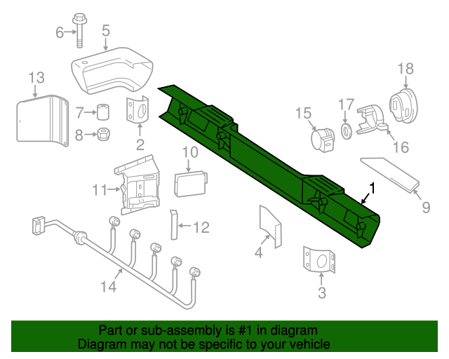 463-880-30-71 - Bumper 2008-2012 Mercedes-Benz | Mercedes-Benz USA Parts