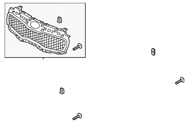 2017-2019 Kia Sportage Grille Assembly 86350-D9000 | OEM Parts Online