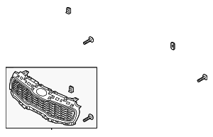 2017-2019 Kia Sportage | Grille Assembly | 86350-D9010 | Kia Auto Parts
